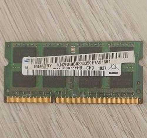 Оперативная память Samsung DDR3 4GB SO-dimm