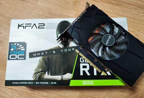 Продам видеокарту KFA2 GeForce RTX 3050 core 8Gb