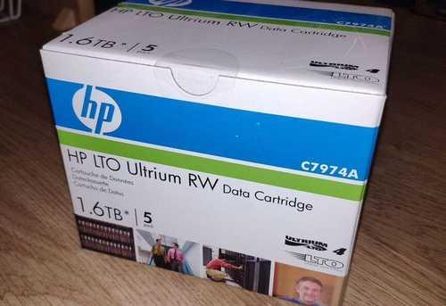 HP LTO Ultrium RW Data Cartridge 1.6 TB C7974A