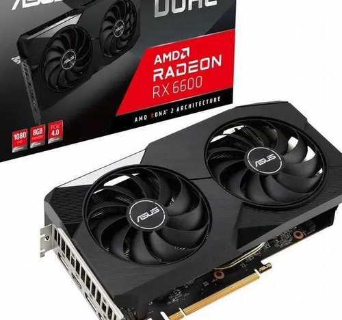 Видеокарта asus Dual Radeon RX 6600 XT OC Edition