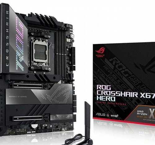 Материнская плата asus ROG crosshair X670E hero