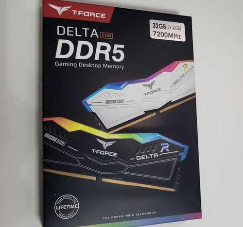 Оперативная память DDR5 T-Force RGB.32GB.7200MHz