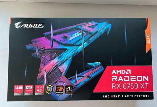 Видеокарта gigabyte aorus AMD RX 6750XT 12 GB