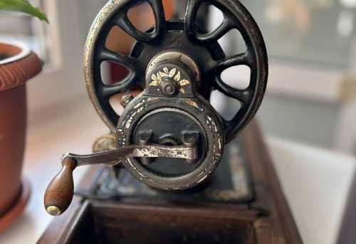 Антикварная швейная машина зингер zinger 1900 год