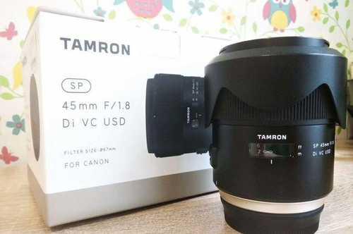 Крутой Tamron SP 45 f1.8 для canon