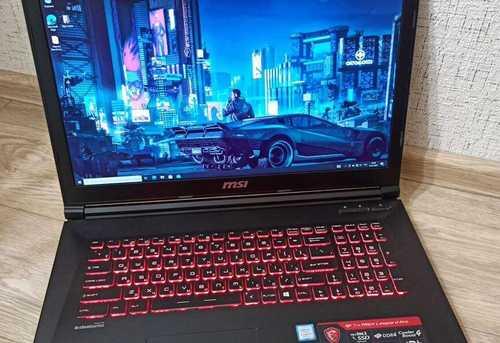 Гигант MSI i7 7700\16GB\1256sshd\GTX 4GB\17" 120Hz
