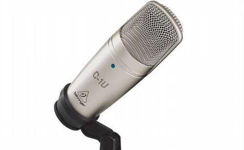 Студийный конденсаторный микрофон behringer C-1U