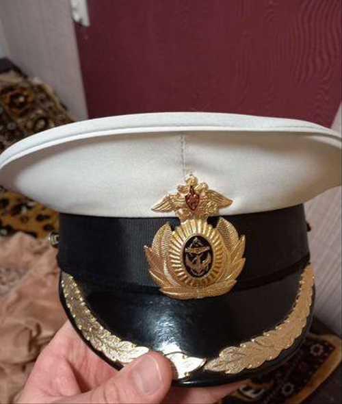 Фуражка белая офицерская