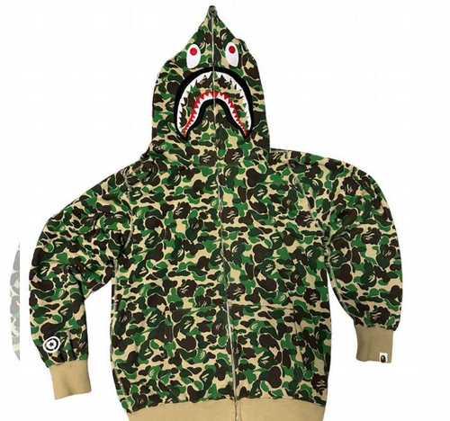 Зип худи bape shark(оригинал)