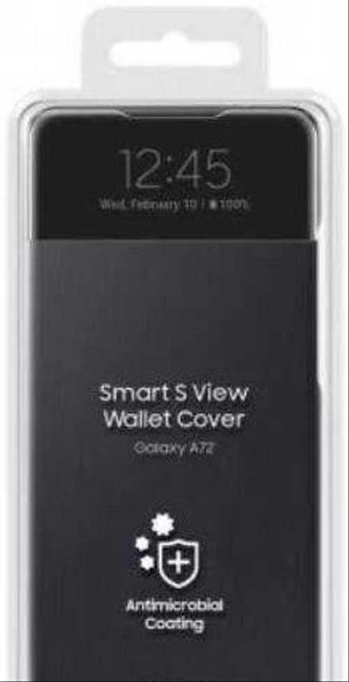 Чехол Smart S View Wallet Cover для Galaxy A72