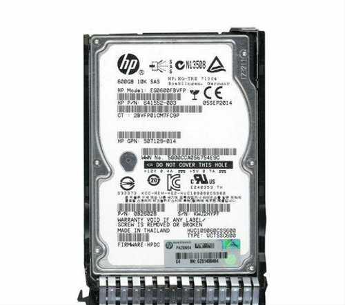 HP 600 гб EG0600fbvfp