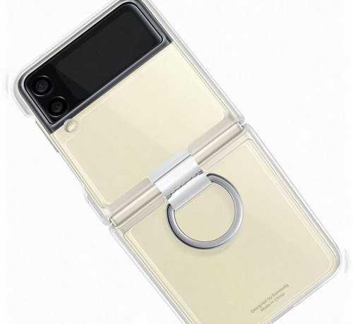 Оригинальный Чехол Clear Ring для Samsung Z Flip 3