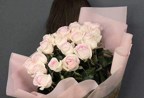 Розовые розы. Цветы с доставкой. Розы 70см