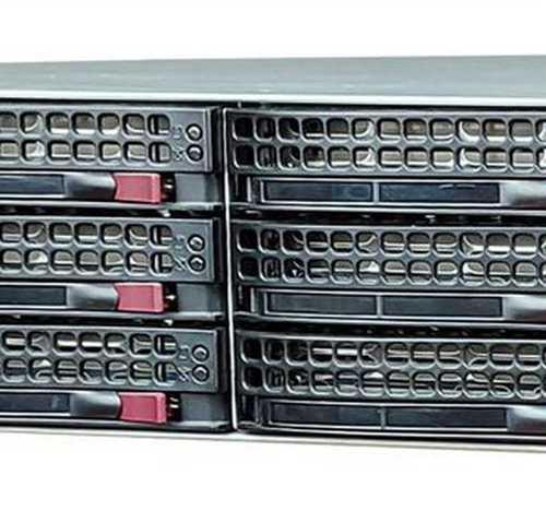 Supermicro 2U X10DRU 12LFF 2xE5-2667v4 256GB