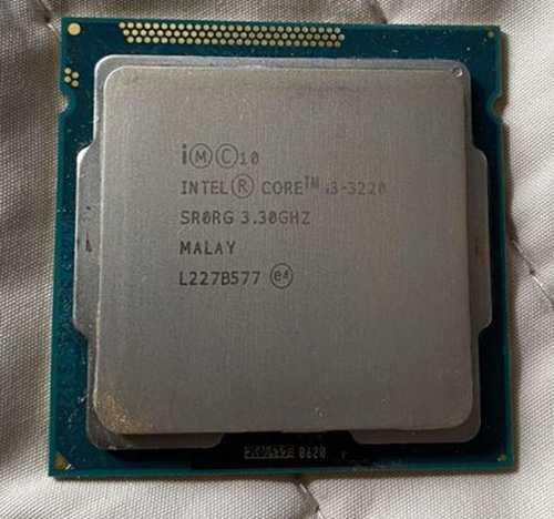 Процессор intel core i3 3220