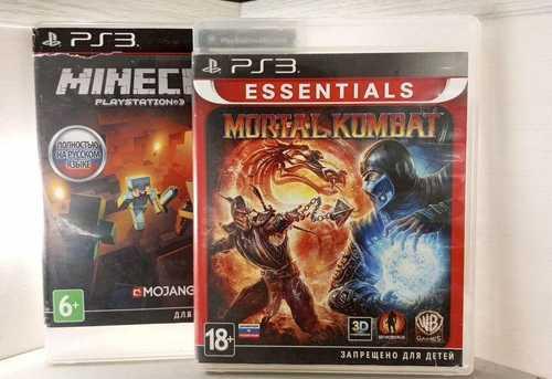 Игра для приставки ps3 Mortal Kombat Minecraft