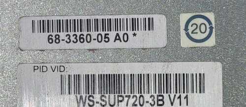 Cisco Catalyst WS-SUP720-3B V11