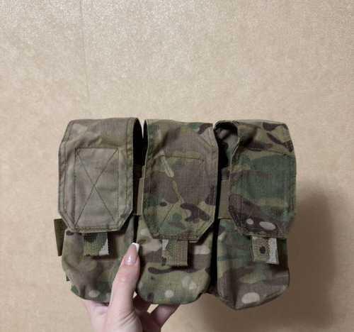 Подсумок для магазина ак тройной Warrior Assault