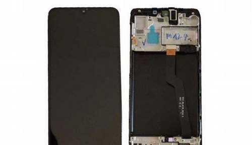 Дисплей Samsung A10 (а105f) в рамке (черный)
