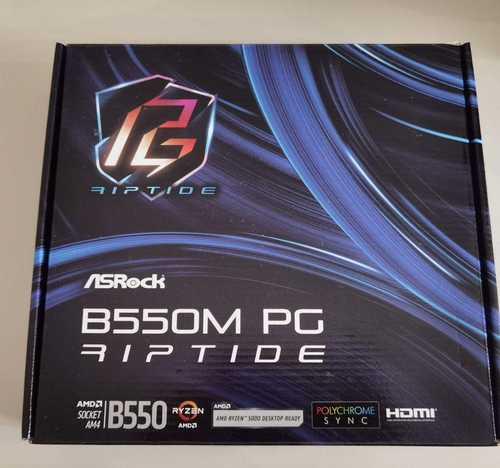 Материнская плата asrock b550m pg riptide