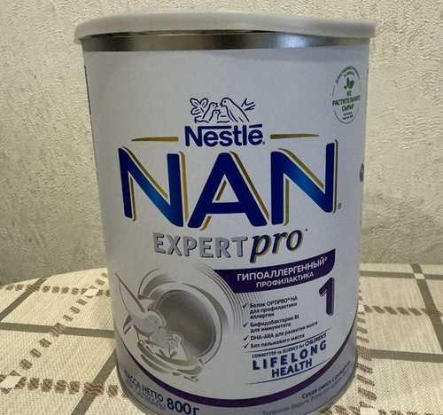 Смесь nan 1 гипоаллергенный expert pro 800 гр