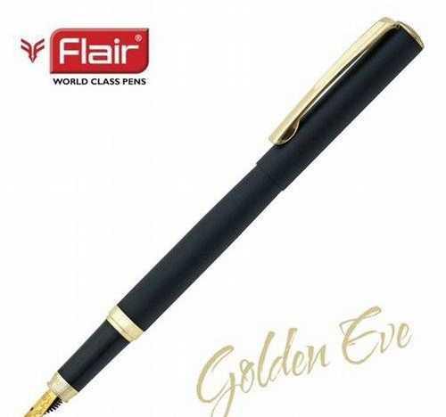 Ручка перьевая Flair Golden Eve синяя