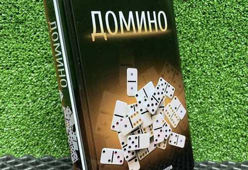 Качественное домино в металлической коробке