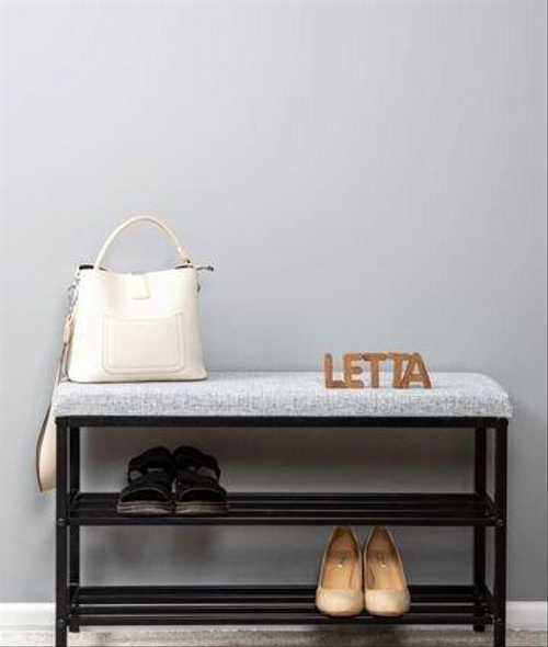 Этажерка для обуви, Обувница в стиле Лофт,Letta