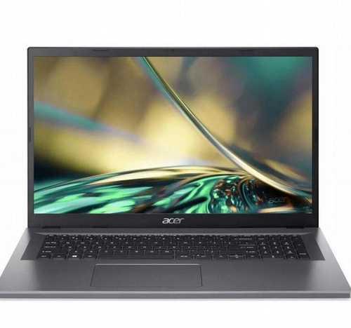 Ноутбук Acer Aspire A317-55P Core Processor N100/8Gb/SSD256Gb/17.3''/IPS/FHD/NoOS/silver (NX.kdkcd.0