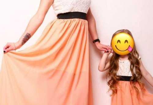 Платья для мамы с дочкой