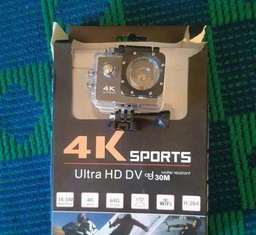 Экшн камера 4К sports