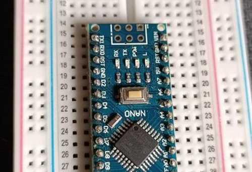 Arduino Nano (328PB) с датчиком света и дисплеем
