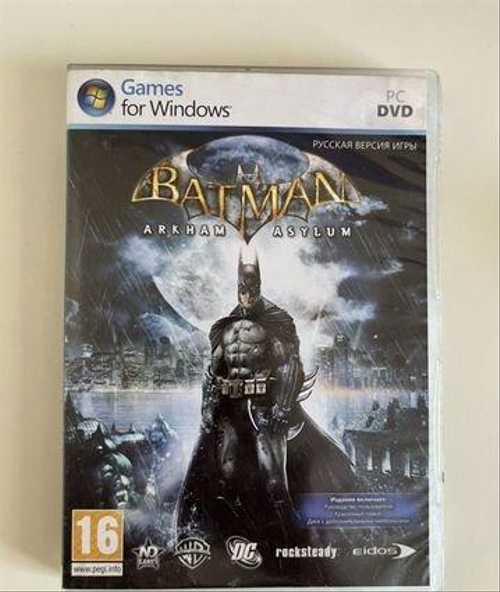 Компьютерная игра Batman pc dvd