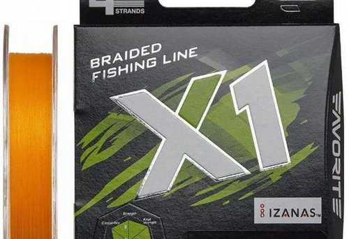 Шнур Favorite X1 PE 4x 150m (orange) #1.2/0.185mm