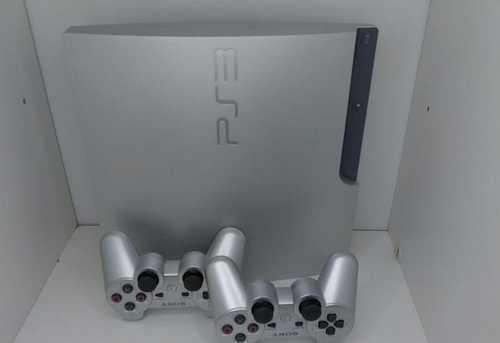 Sony PS3 Silver 320gb +2 геймпада 30 игр