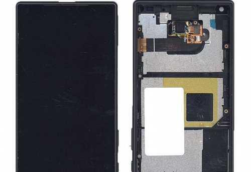 Модуль Sony Xperia Z5 Compact черный с рамкой