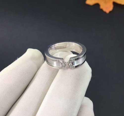 Золотое обручальное кольцо Cartier Double 0,24ct