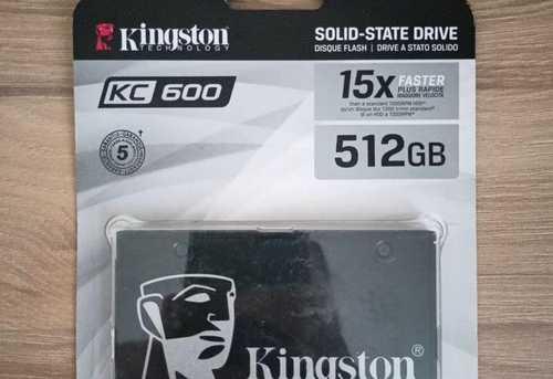 SSD диск Kingston KC600 512гб