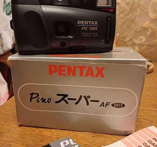 Плёночный фотоаппарат pentax pc505