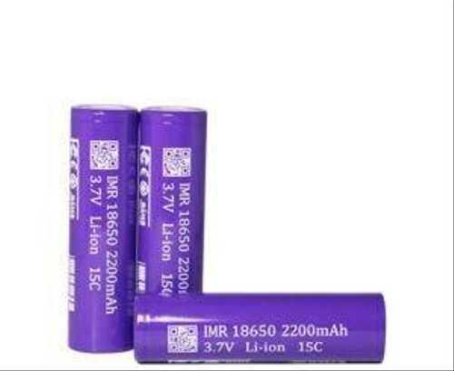 Аккумулятор 18650, Li-ion, 2200 mAh iмr, 59128