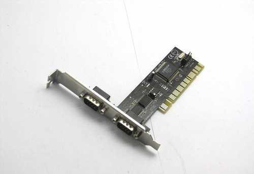 Контроллер 2 х Com порта RS232 (9pin) PCI