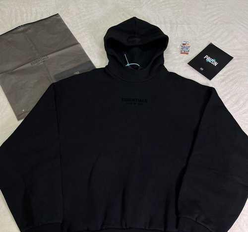 Худи Fear of God Essentials FW23 Jet Black