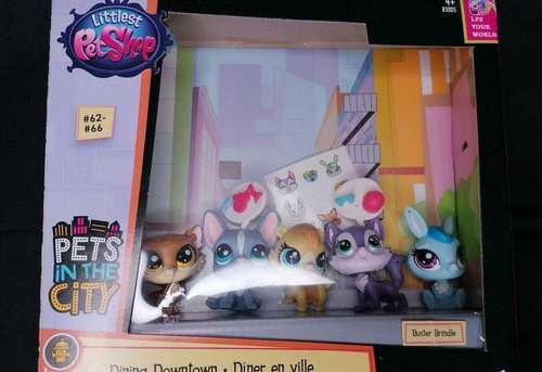 Littlest Pet Shop Dining Downtown B5005 #62-66