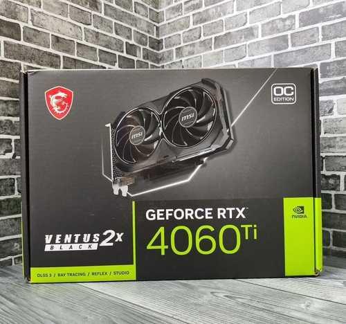 Видеокарта MSI GeForce RTX4060Ti ventus 2X OC 16Gb