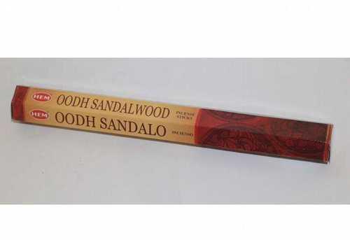 Благовония HEM oodh sandalwood «сандаловое дерево»