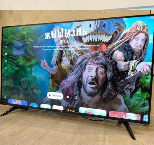 Огромный SmartTV 4К телевизор с Алисой 130см (50")