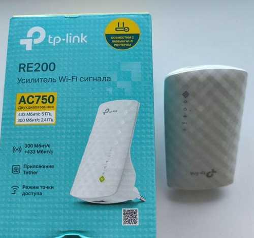 Усилитель Wi-Fi сигнала (репитер) TP-link RE200