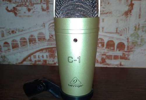 Микрофон Behringer C-1 XLR + кабель Proel 3 метра