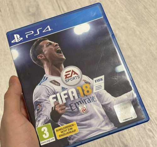 Диск fifa 18 на ps4