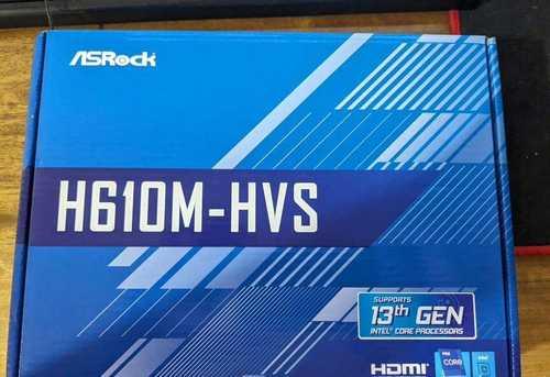 Новый комплект i3-12100f+H610M-HVS